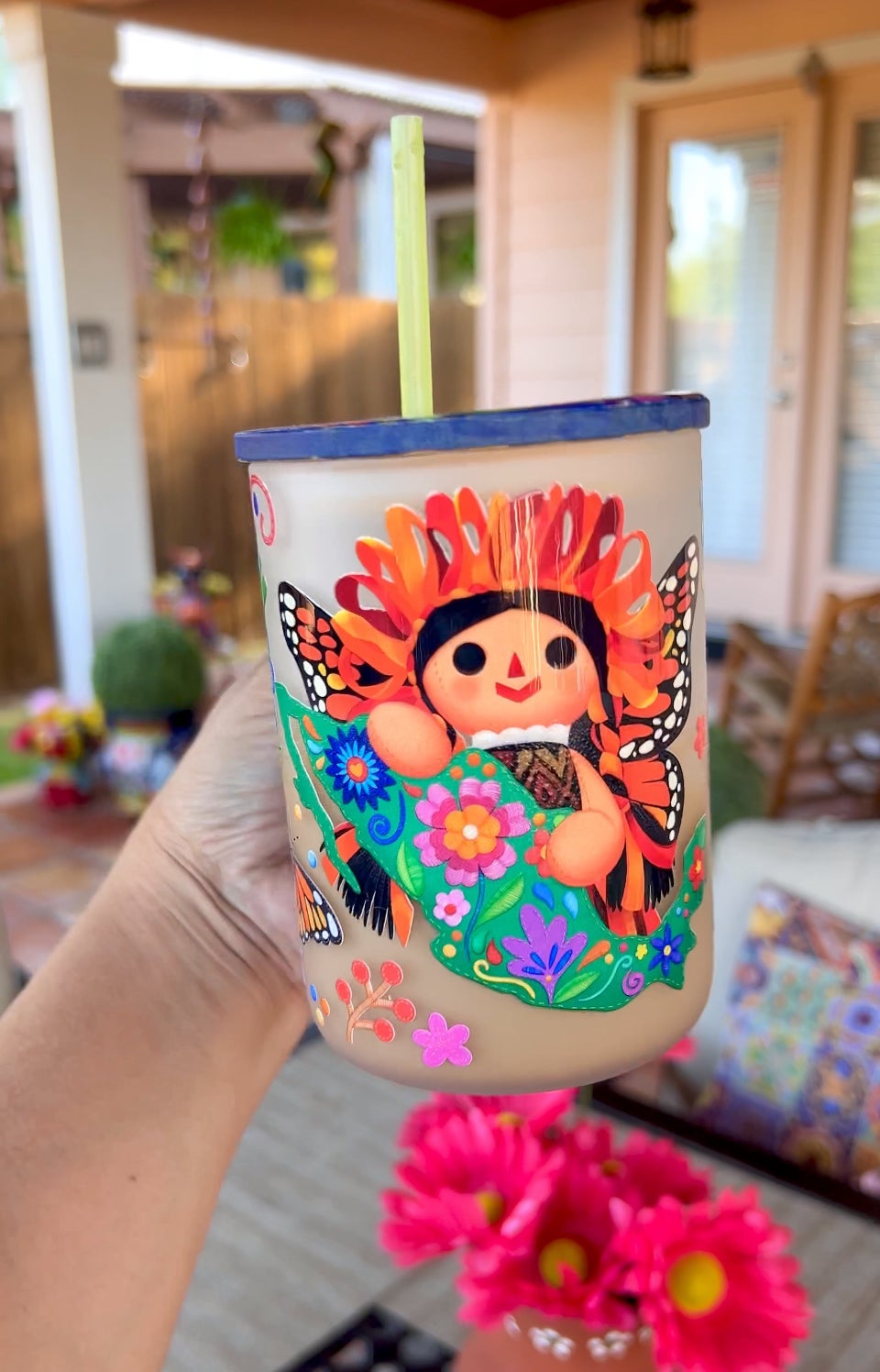 Mexico Lindo Glass Mug | Rocki Road Kreations, LLC.